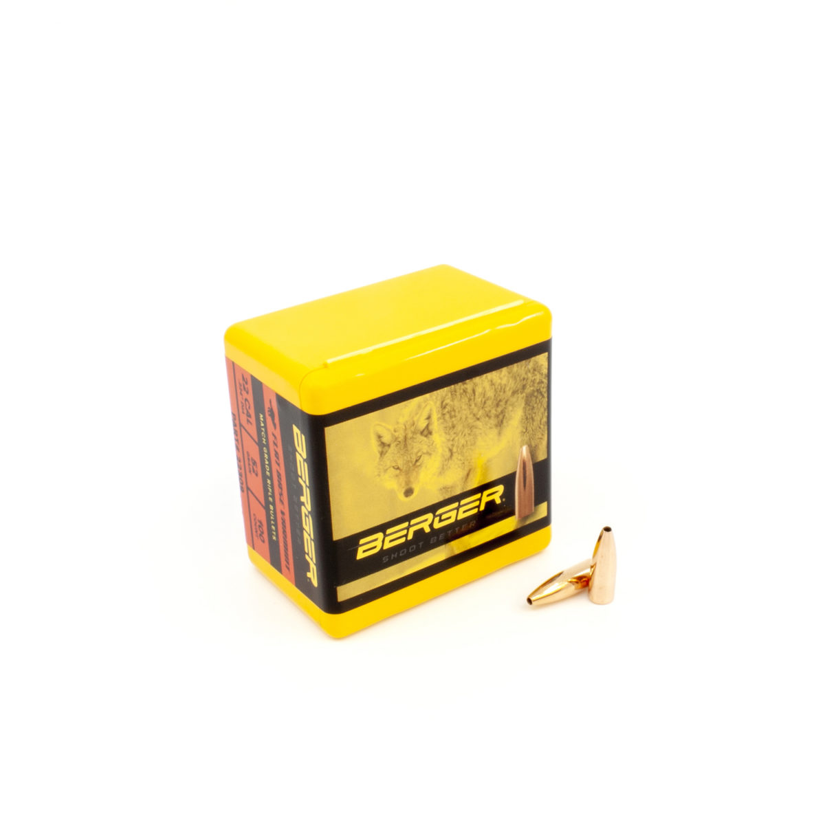 Berger Bullets | 22 Caliber 52 Grain FB Varmint