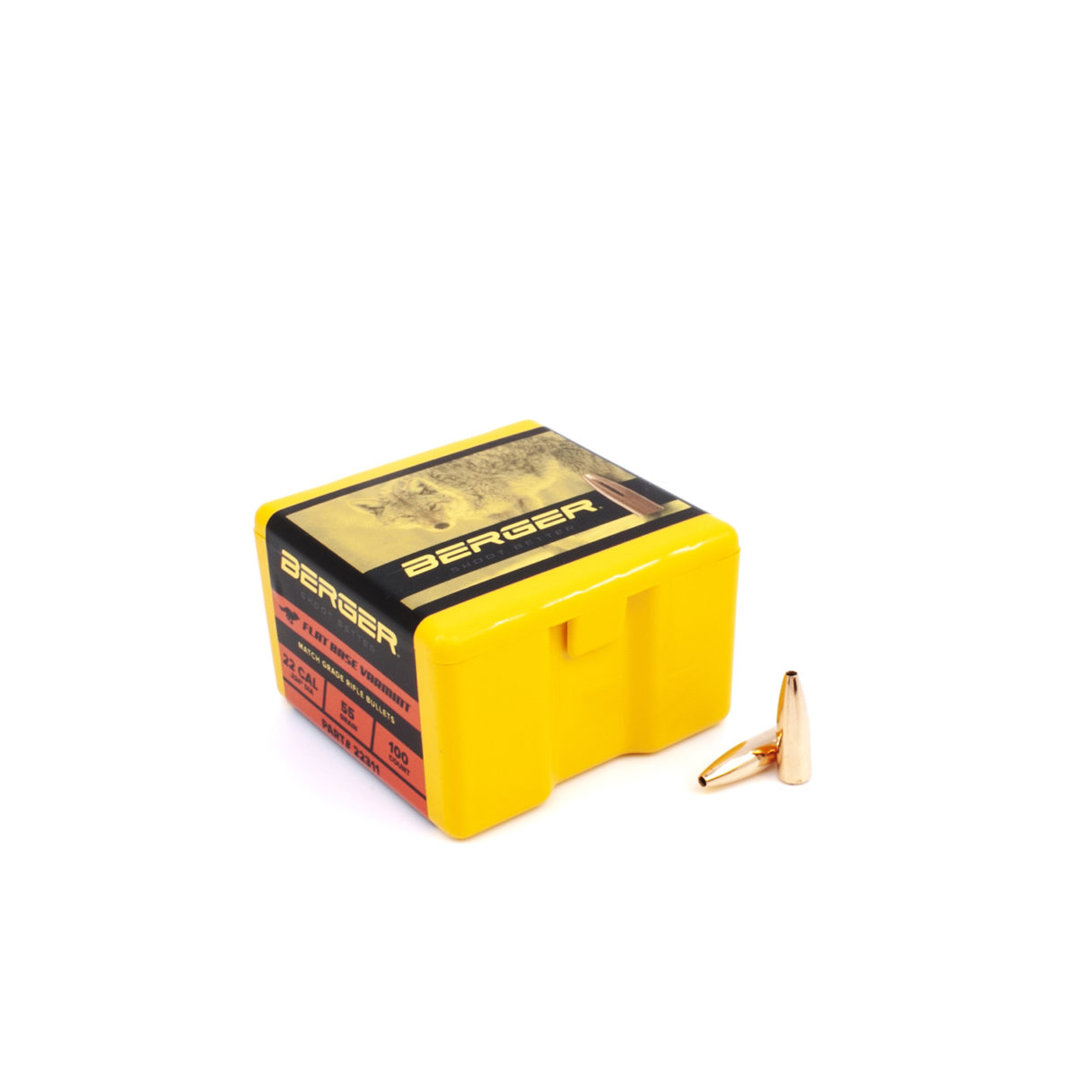 Berger Bullets | 22 Caliber 55 Grain FB Varmint
