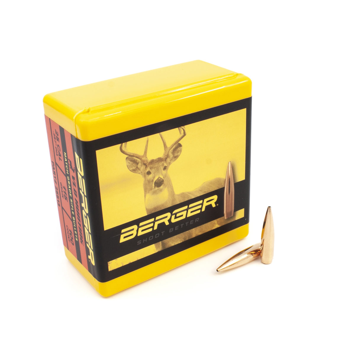 Berger Bullets | 25 Caliber 115 Grain Very Low Drag (VLD) Hunting