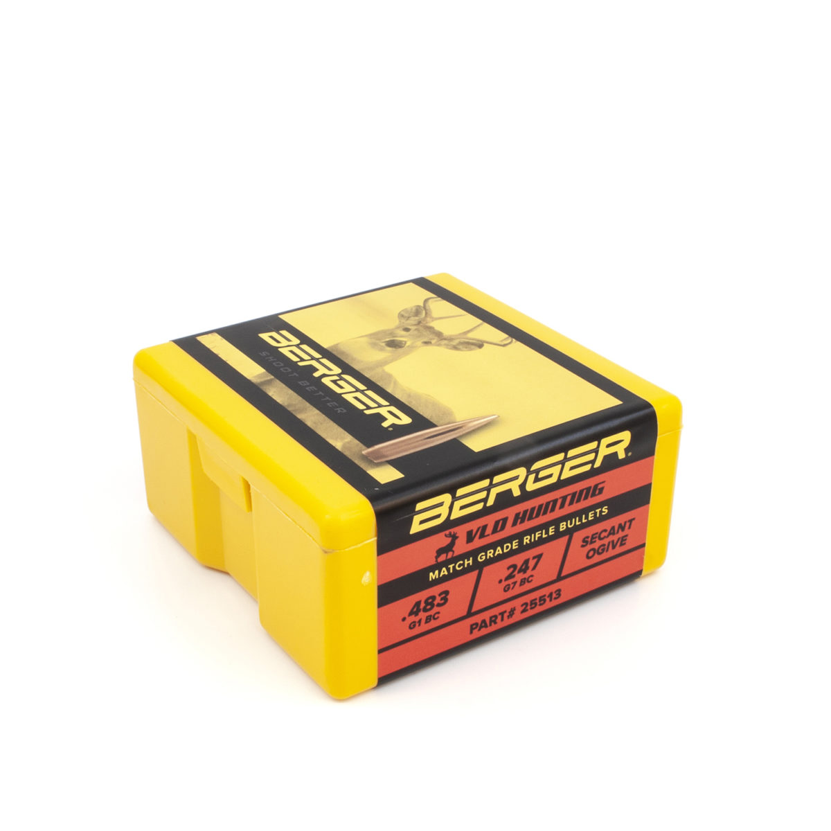 Berger Bullets | 25 Caliber 115 Grain Very Low Drag (VLD) Hunting