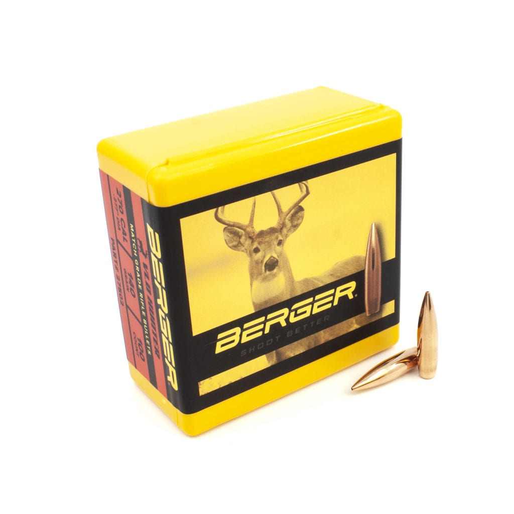 Berger Bullets | 270 Caliber 140 Grain Very Low Drag (VLD) Hunting