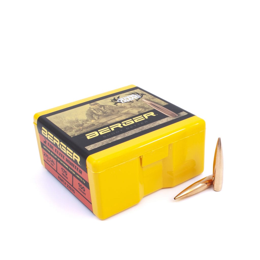 Berger Bullets | 270 Caliber 170 Grain Elite Hunter