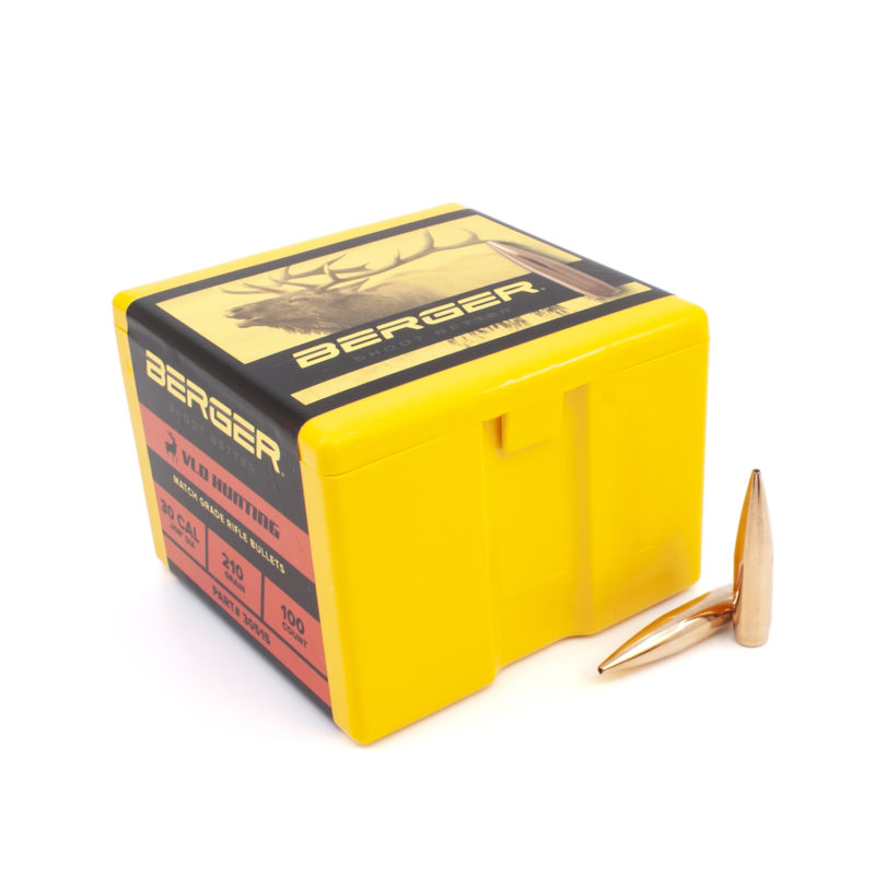Berger Bullets | 30 Caliber 210 Grain Very Low Drag (VLD) Hunting