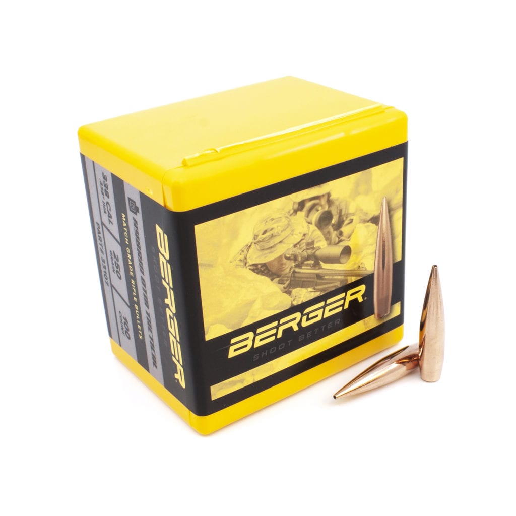 Berger Bullets | 338 Caliber 250 Grain Hybrid OTM Tactical