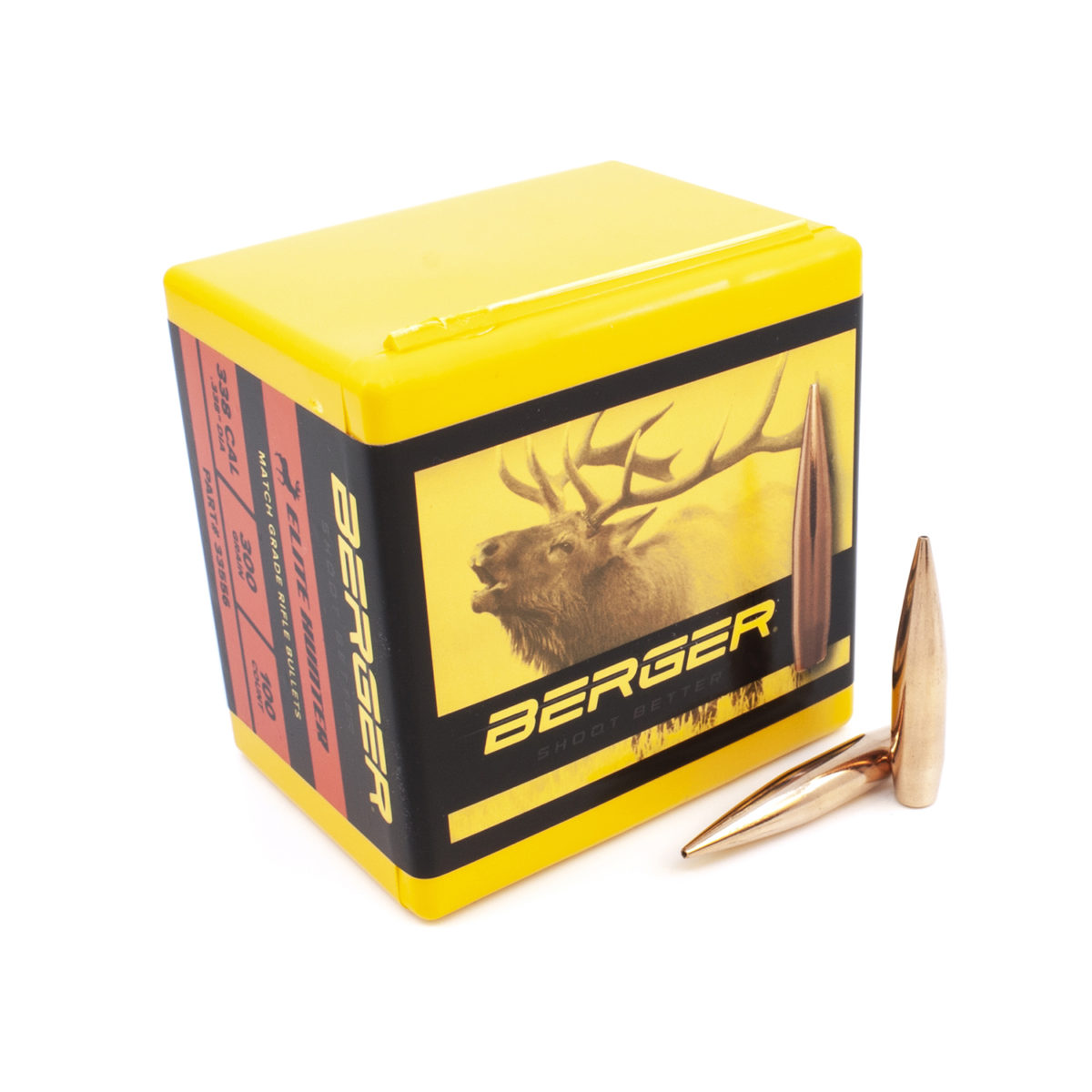 Berger Bullets | 338 Caliber 300 Grain Elite Hunter