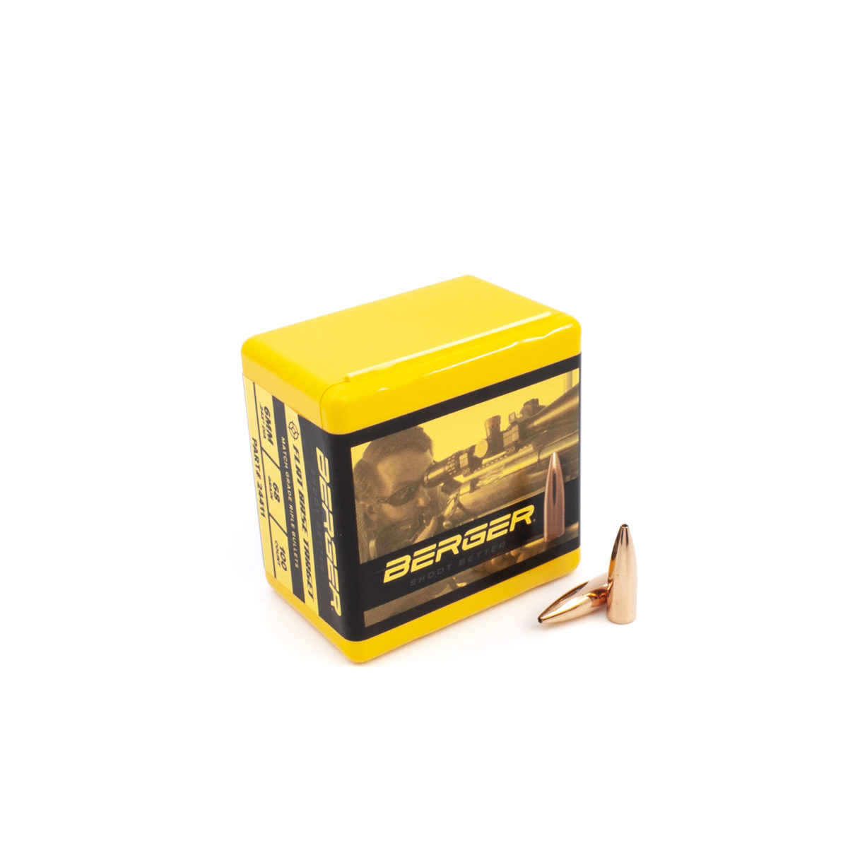 Berger Bullets | 6 mm 68 Grain FB Target