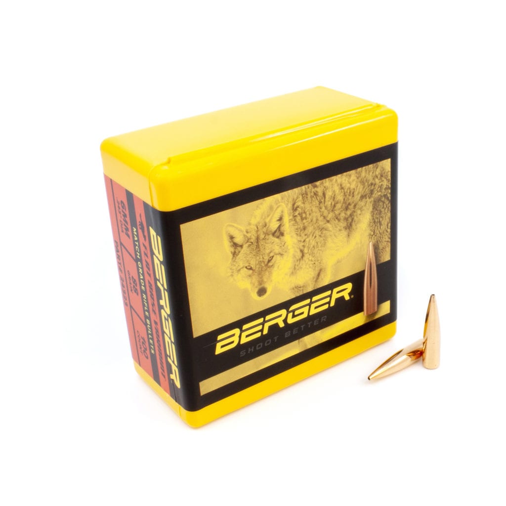 Berger Bullets | 6 mm 88 Grain High BC FB Varmint
