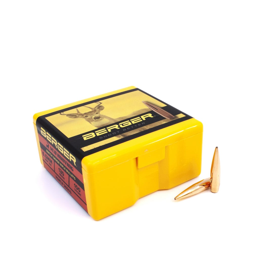 Berger Bullets | 6.5 mm 130 Grain Very Low Drag (VLD) Hunting