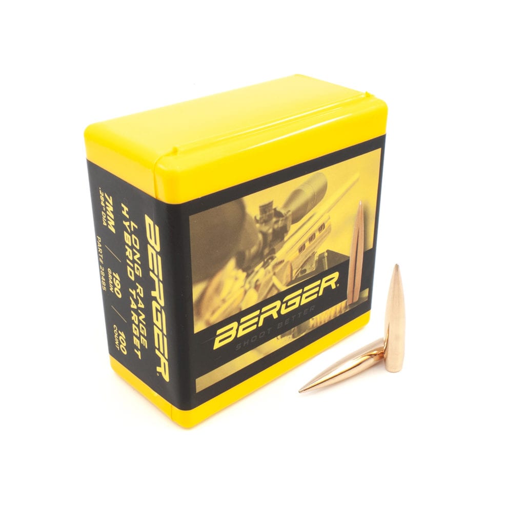 Berger Bullets | 7 mm 190 Grain Long Range Hybrid Target