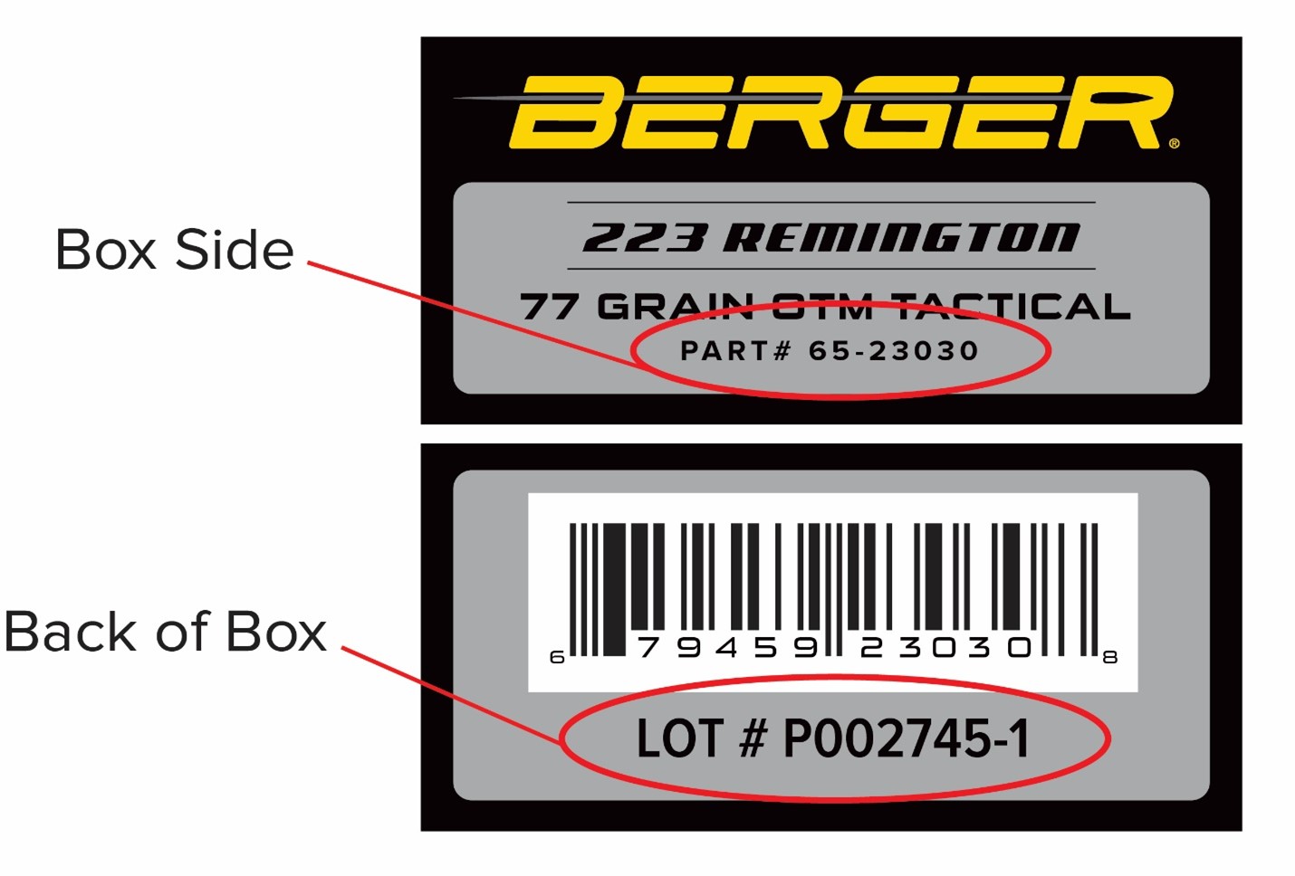 Berger Issues Safety Notice For 223 Remington 77 Grain OTM Tactical Ammunition Lot 2745 FOG HORN