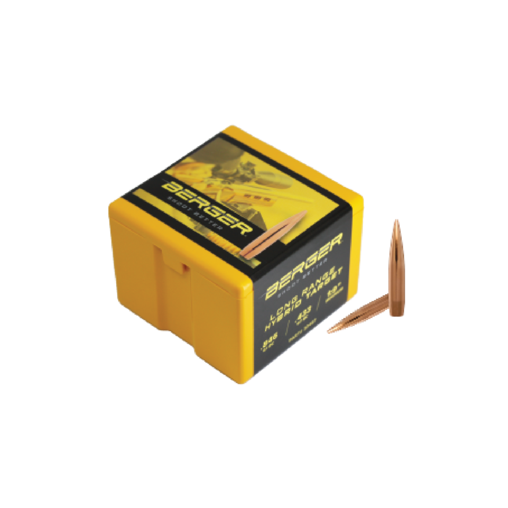 New 22 Caliber 85.5 Grain Long Range Hybrid Target Bullets | Berger Bullets
