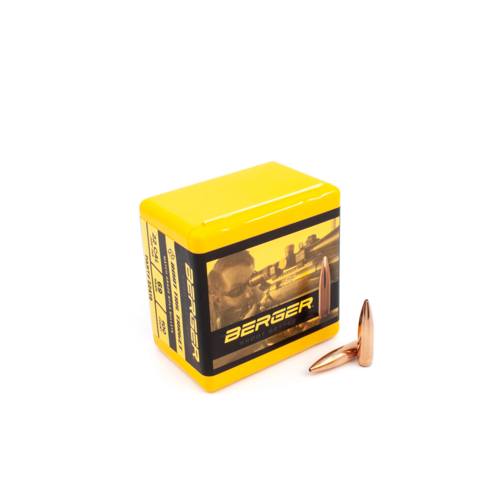 22 Caliber 69 Grain BT Target Rifle Bullet | Berger Bullets